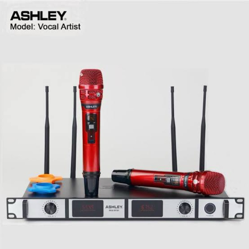 Jual Mic Wireless Profesional Ashley Vocal Artist warna hitam | Shopee ...
