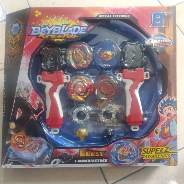 Jual ApJ Gangsing Beyblade Brust Power full launcher lord set arena ...