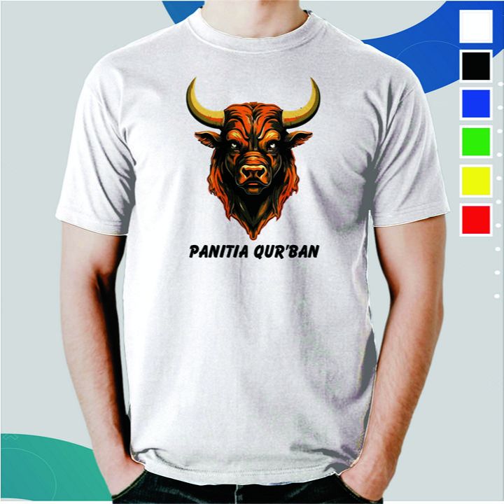Jual Kaos Baju Distro Pria Motif Panitia Qurban PUTIH Keren/Kaos Custom ... Jual Kaos Baju Distro Pria Motif Panitia Qurban PUTIH Keren/Kaos Custom ...