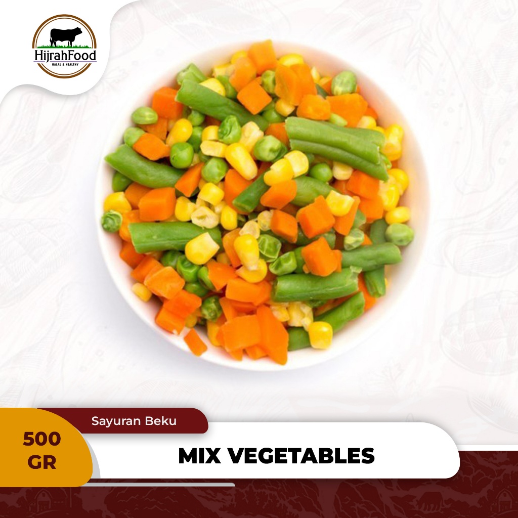 Jual Mixed Vegetables 4-Way 500 gram Sayuran Beku Campur | Shopee Indonesia