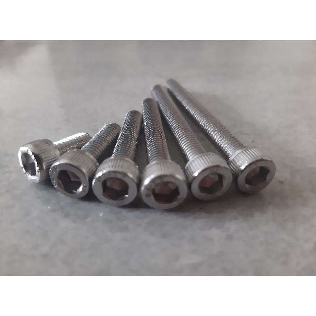 Jual RENESIA Baut L M6 x 10 Stainless Steel SUS304 atau Baut Kunci 10 atau Kunci L5 Baut Motor ...