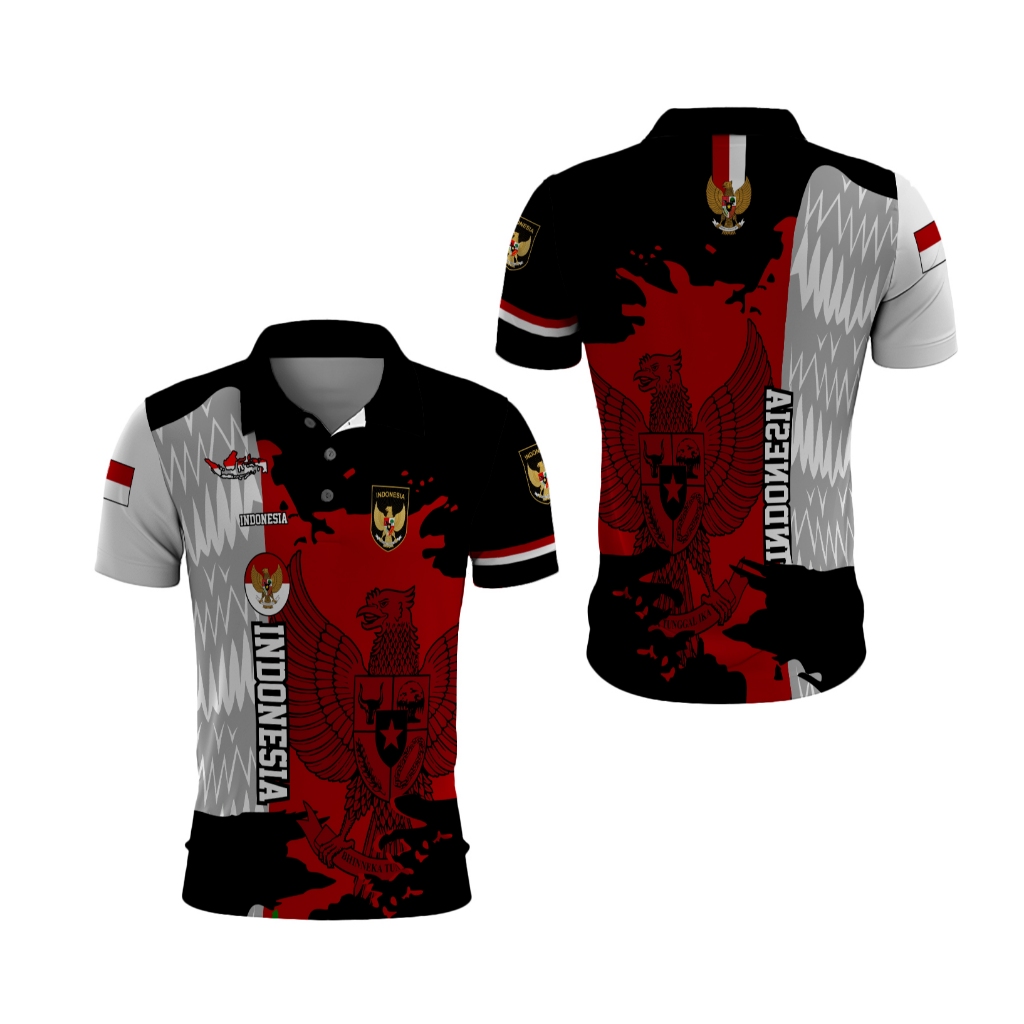 Jual [RiaShop] Kaos Polo Timnas Indonesia | Kaos Kerah Garuda Indonesia ...