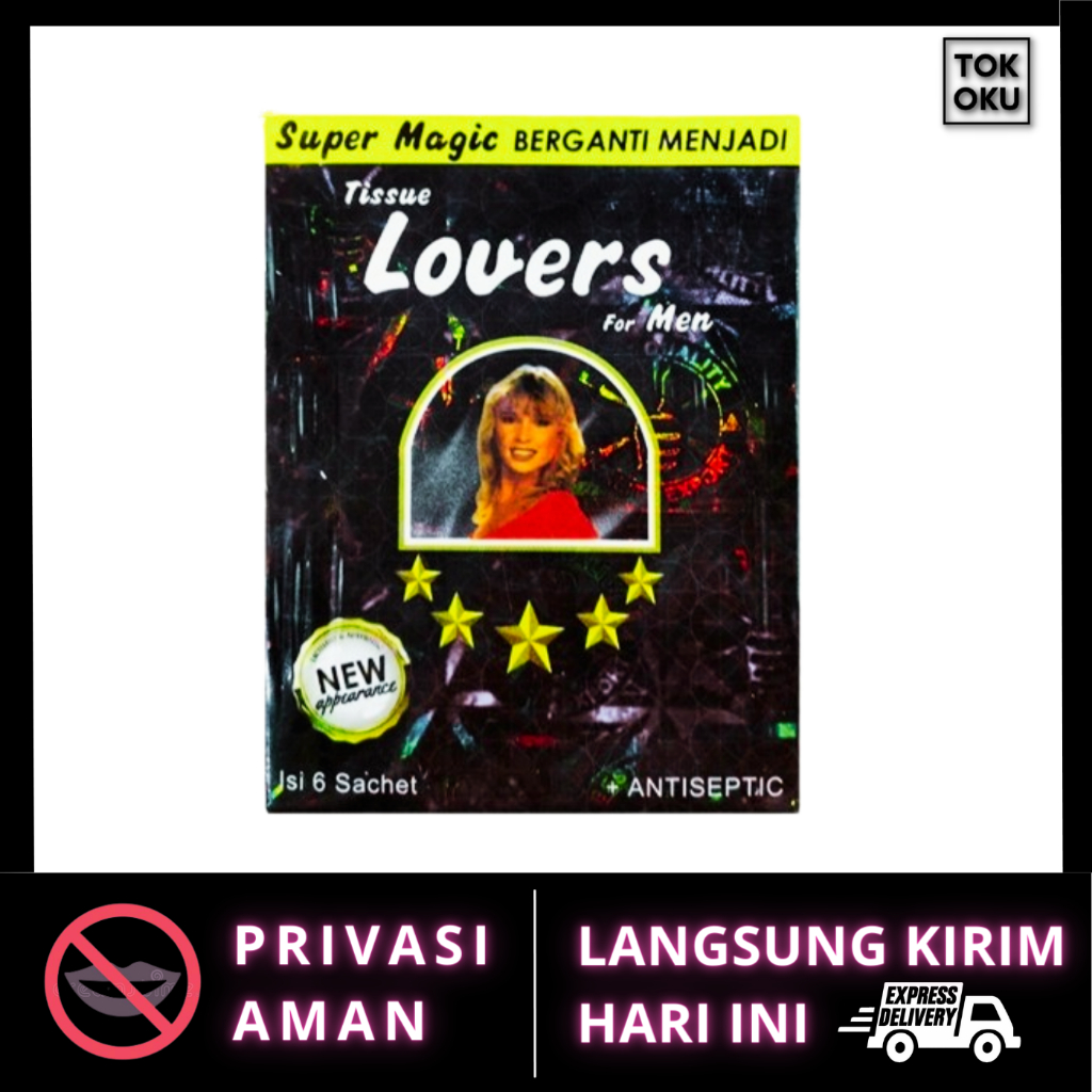 Jual Tissue Magic Lovers list kuning 1 Box Isi 6 Sachet - Original ...