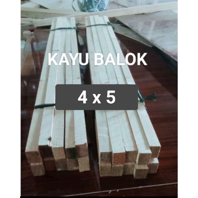 Jual KAYU BALOK JATI BELANDA Ukuran 4x5cm 110 | Shopee Indonesia