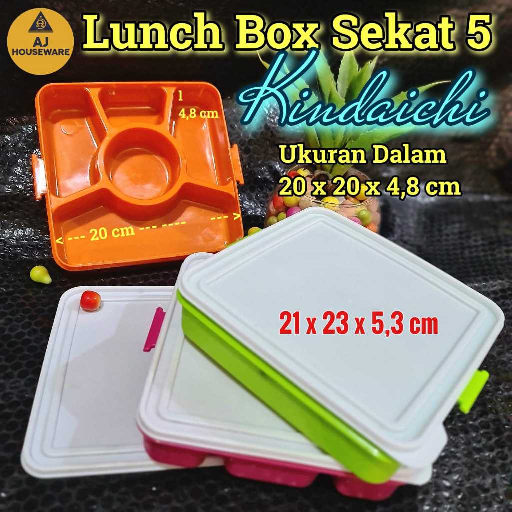 Jual LUNCH BOK KINDAICHI / TEMPAT MAKAN KATERING SEKAT 5 TAKUMA ...