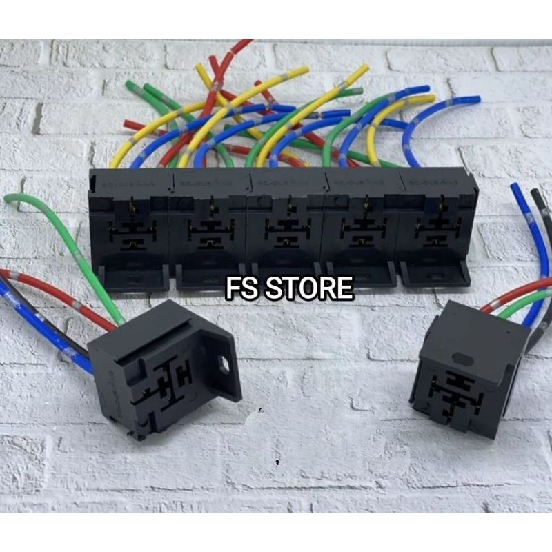 Jual SOKET RUMAH RELAY GANDENG HELLA BOSCH 4 KAKI PIN KWALITAS ORIGINAL ...