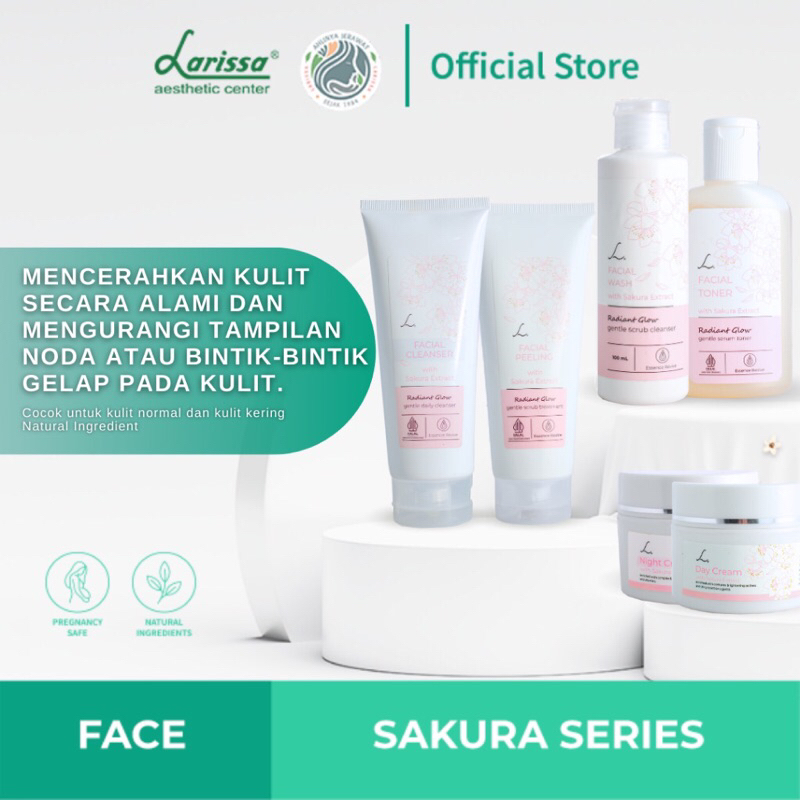 Jual Larissa Paket Sakura Brightening Series | Shopee Indonesia
