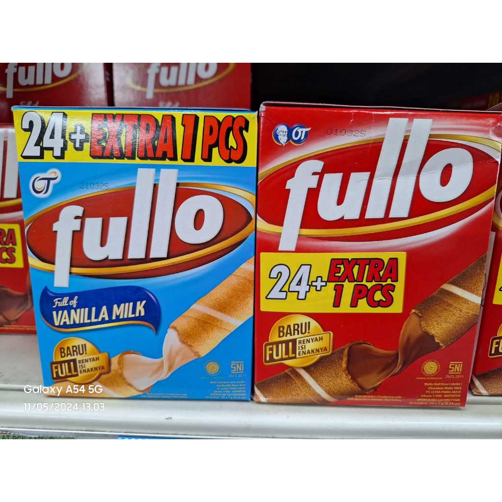 Jual FULLO Wafer Roll 7gram box aneka rasa | Shopee Indonesia
