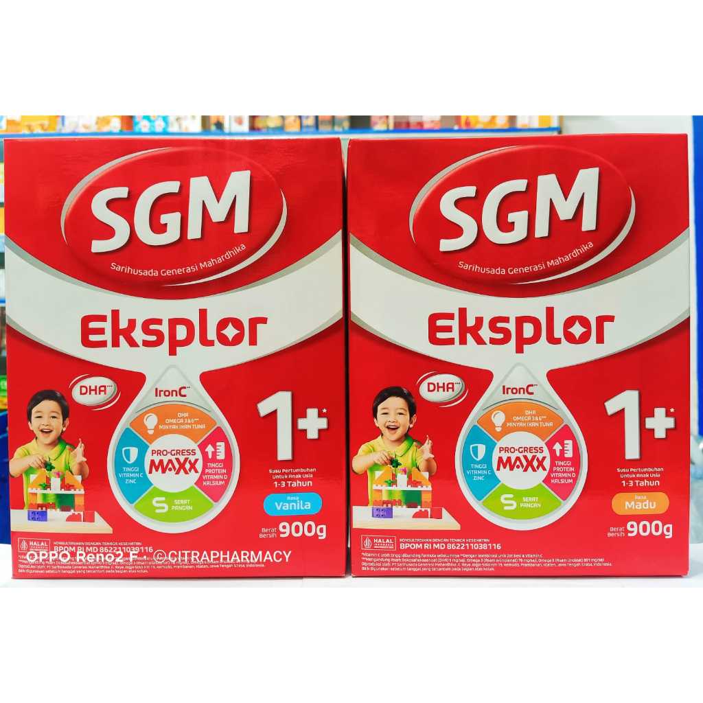 Jual SGM 𝐄𝐤𝐬𝐩𝐥𝐨𝐫 𝟏+ (𝟏-𝟑 𝐓𝐚𝐡𝐮𝐧) 𝟗𝟎𝟎𝐆𝐑 - Susu Formula untuk Anak Tetap ...