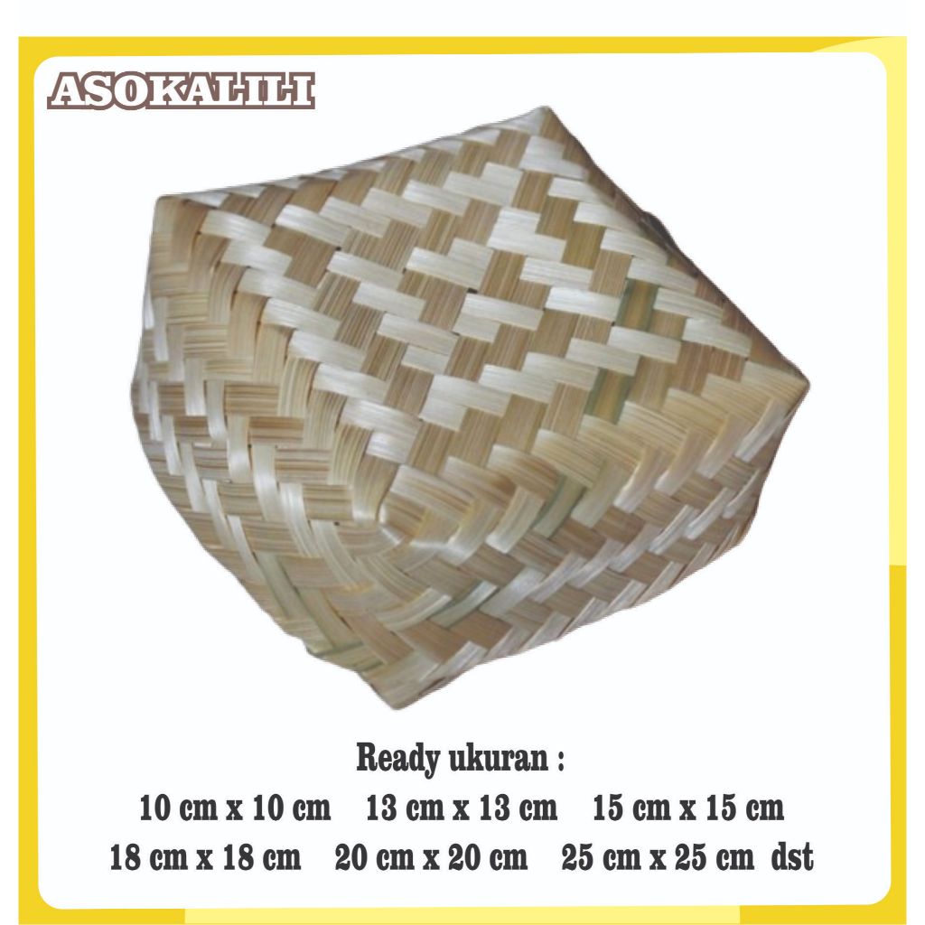 Jual Besek/besek bambu/besek anyaman | Shopee Indonesia