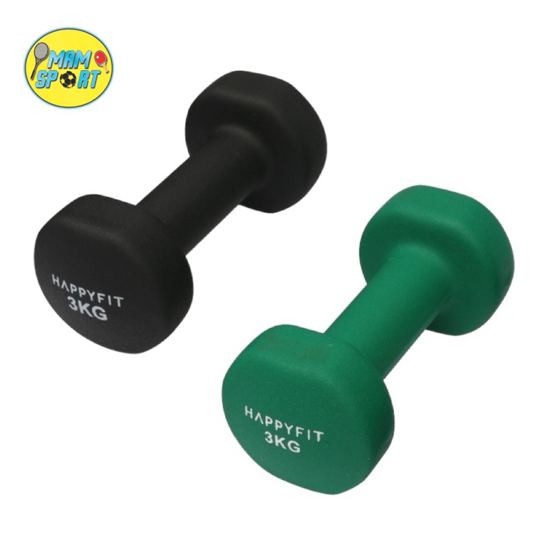 Jual Dumbell Dumbel Barbel Mini Happy Fit 3 kg Original | Shopee Indonesia