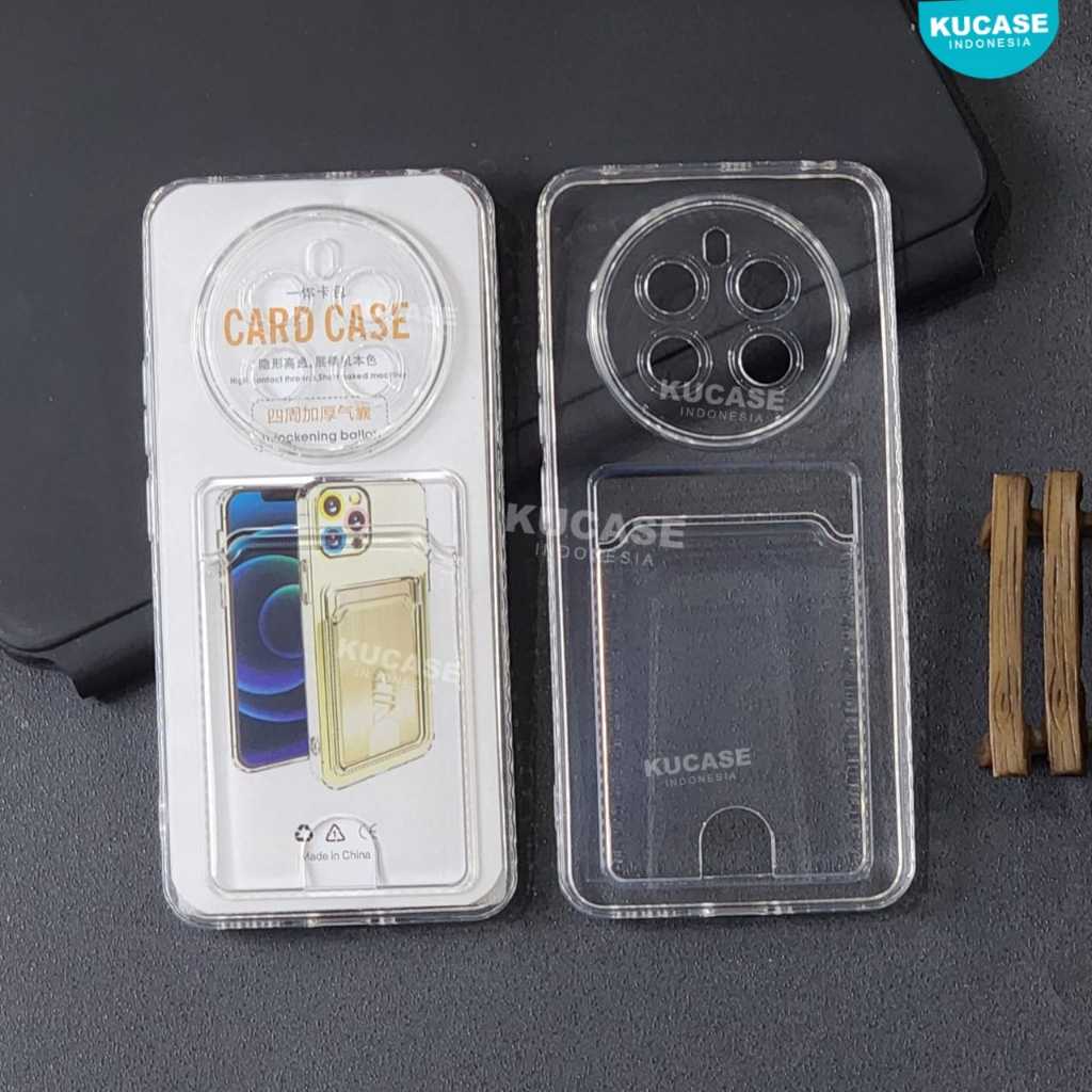 Jual Case Realme 13 4G Realme 12 Plus Realme 12 Pro Plus Bening Card Slot Foto / Kartu Casing ...