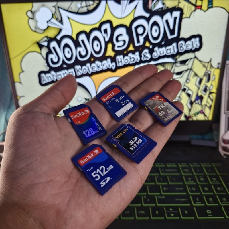 Jual Kartu Memori (SD CARD) Low Capacity untuk Digicam Tua | Shopee ...