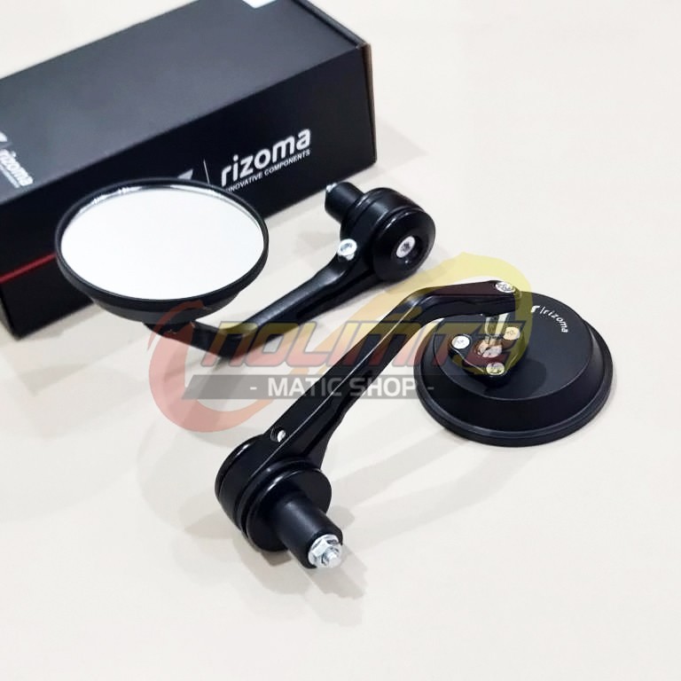 Jual Spion Jalu Rizoma Retro Bulat NMAX Aerox ADV PCX Vario Scoopy Fino ...