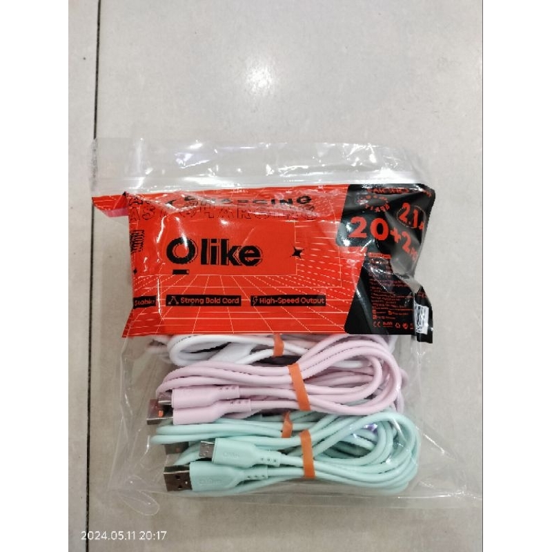 Jual ( 1 Pack 22pcs ) Olike D306M REFILL Kabel Data Micro USB D306C ...