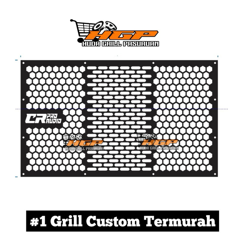 Jual grill sound system custom 57 x 32 cm | Shopee Indonesia