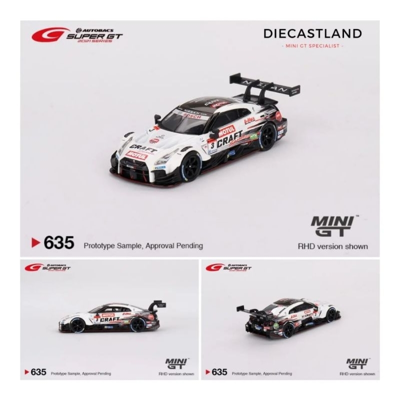 Jual Mini GT #635 Nissan GT-R Nismo GT500 #3 NDDP Racing with B-Max ...