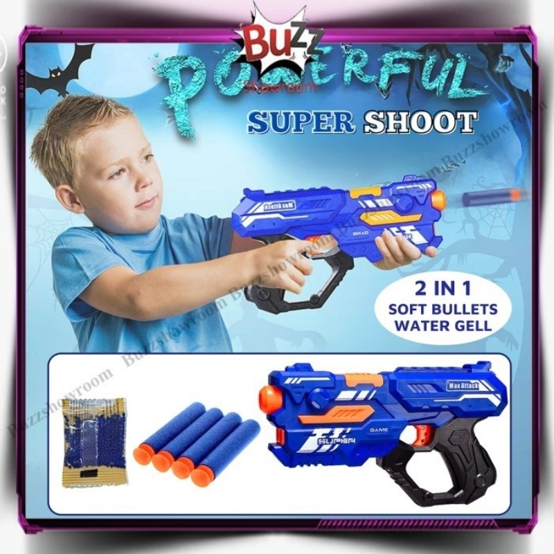 Jual Mainan gun Nerf Soft Bullet - Tembkan Peluru Busa Anak Laki Cowok ...