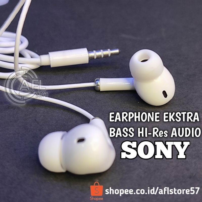 Jual Sony Headset Pure bass hight bass HI-Res/ Earphone mega bass by ...