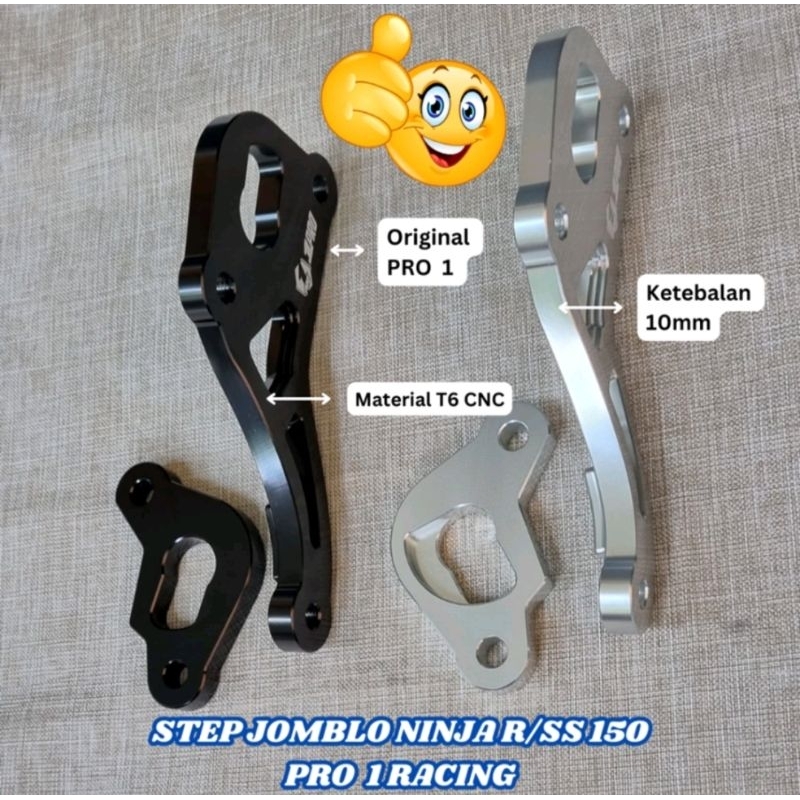 Jual step cobra ninja r ss jomblo ful cnc tebal pro1 racing | Shopee ...