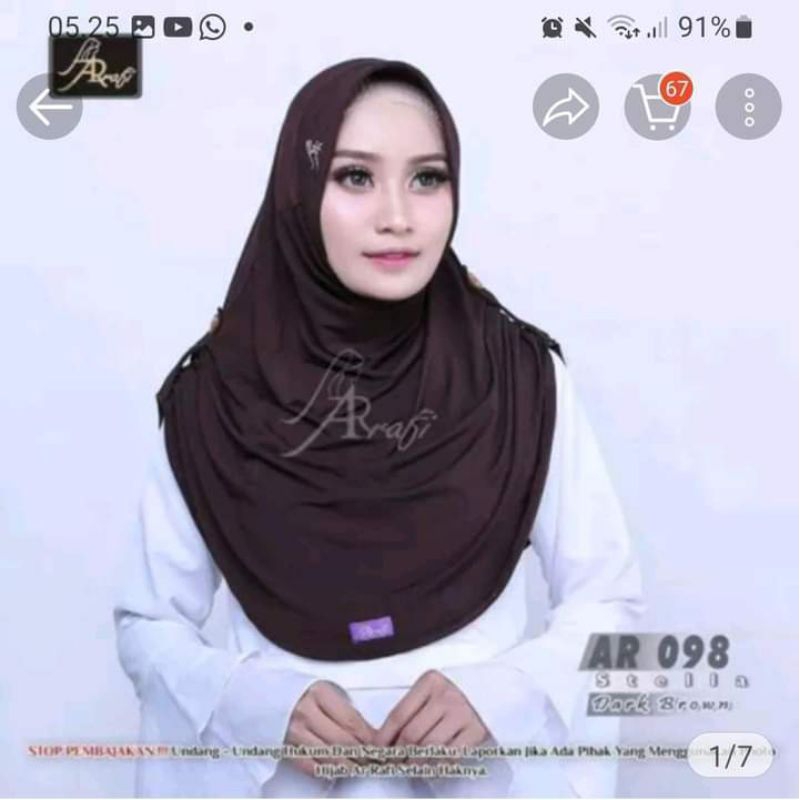 Jual Hijab Ar Rafi PROMO | Shopee Indonesia