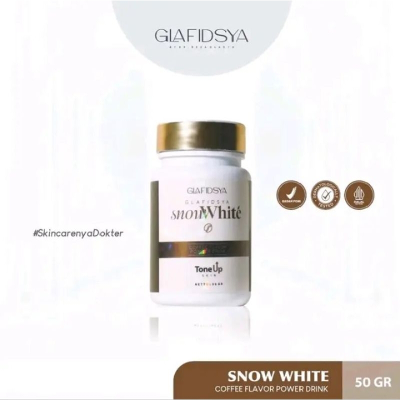 Jual SNOW WHITE TONE UP SKIN GLAFIDSYA BY dr REZA | Shopee Indonesia