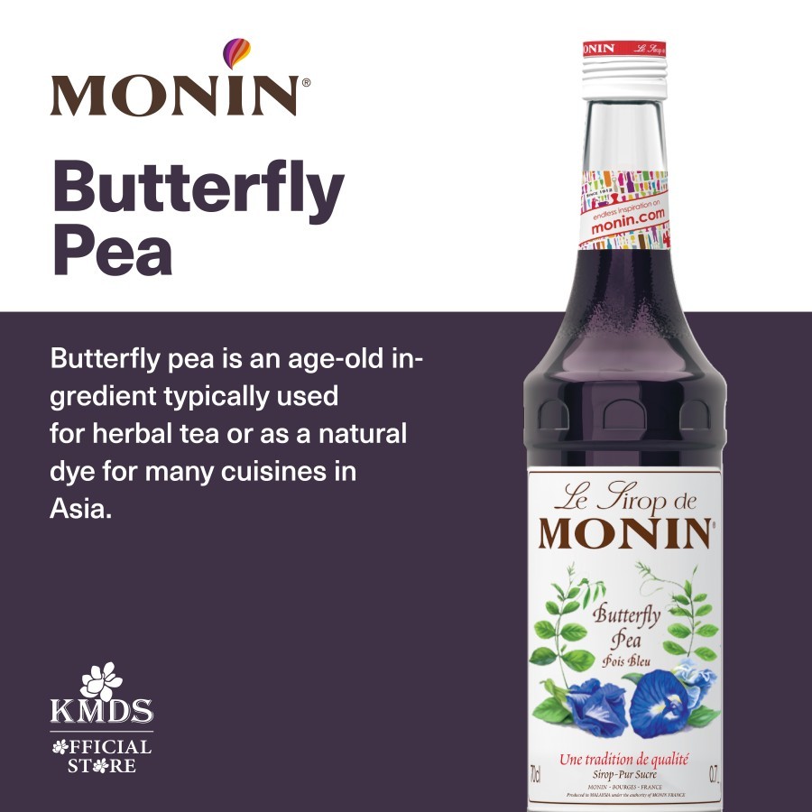 Jual MONIN Butterfly Pea Syrup 70 CL 700 ML | Shopee Indonesia