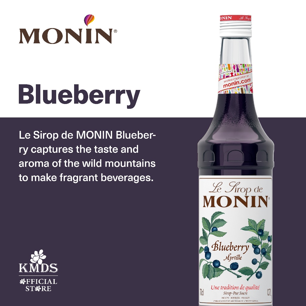 Jual MONIN Blueberry Syrup 70 CL 700 ML | Shopee Indonesia