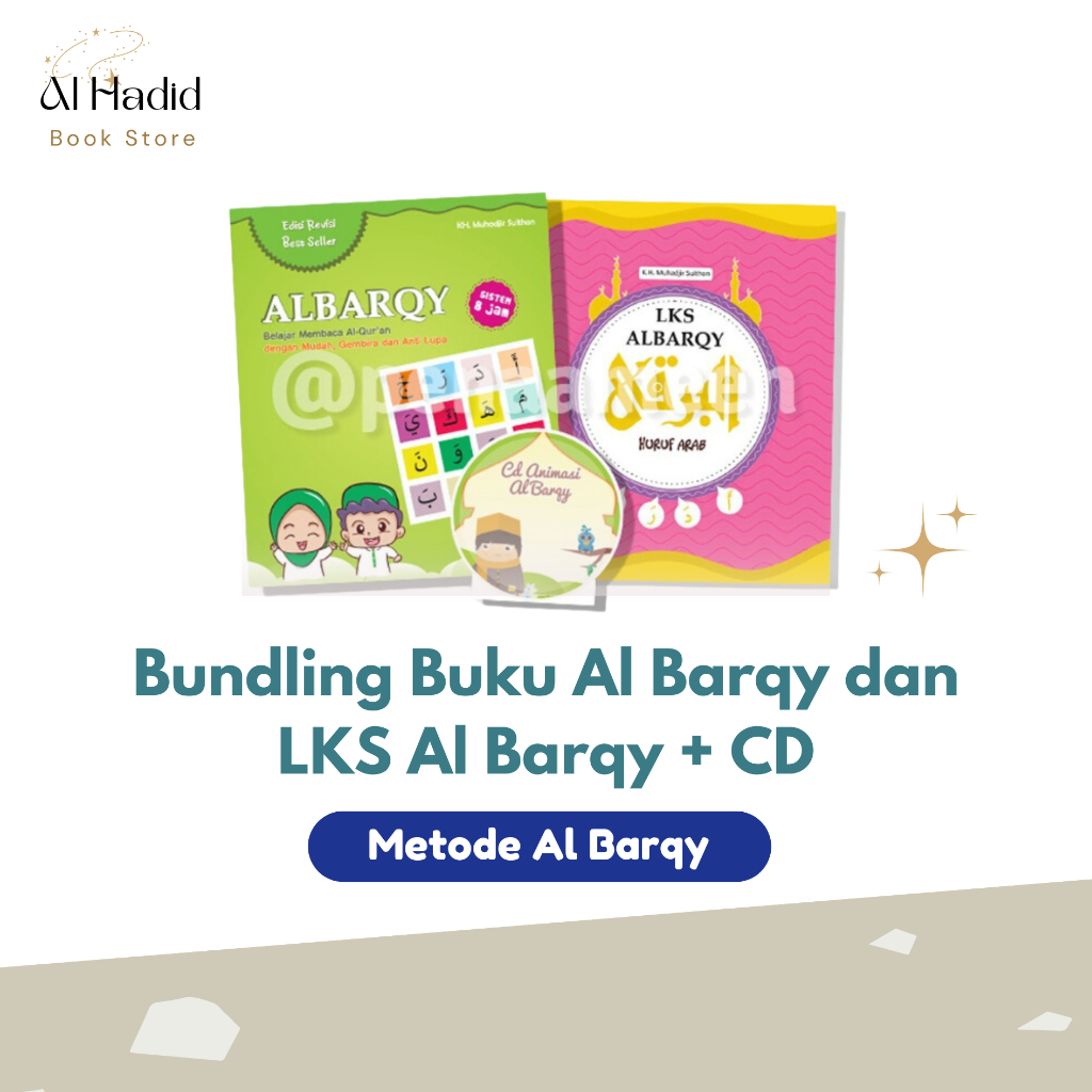 Jual Paket 1 ABQ Bundling Buku Metode Al Barqy Pandai Cepat Belajar ...
