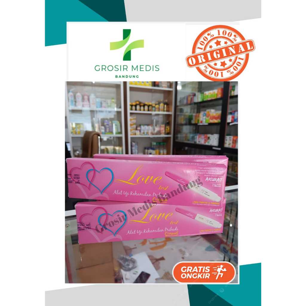 Jual Alat test kehamilan / Test Pack Compact / Love Test Compact Kimia ...