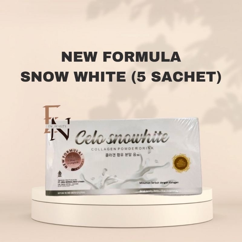 Jual (READY STOK) NEW FORMULA CELO SNOW WHITE COLLAGEN LYCHEE DRINK (5 ...
