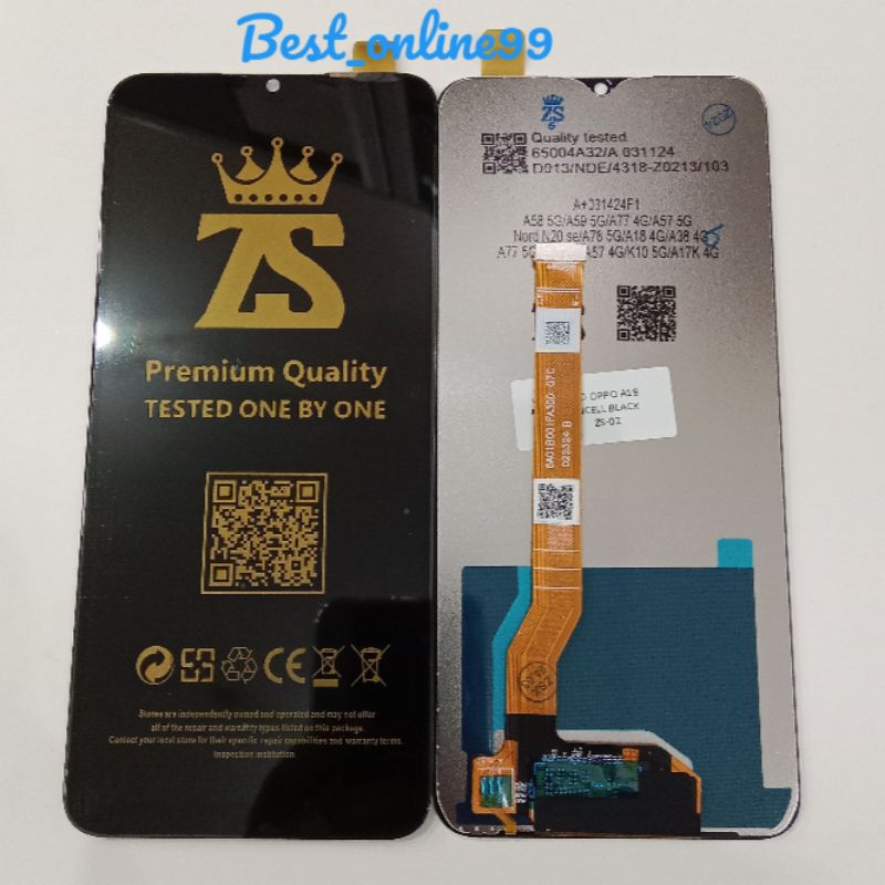 Jual LCD OPPO A18 INCELL BLACK ZEVAN | Shopee Indonesia