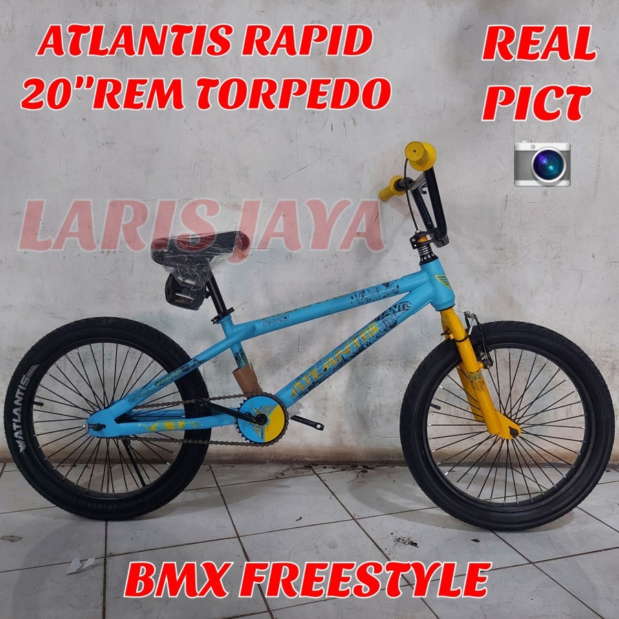 Jual BONUS JALU Sepeda bmx COYOTE NEON ban jumbo 20 inch , bmx 20 ...