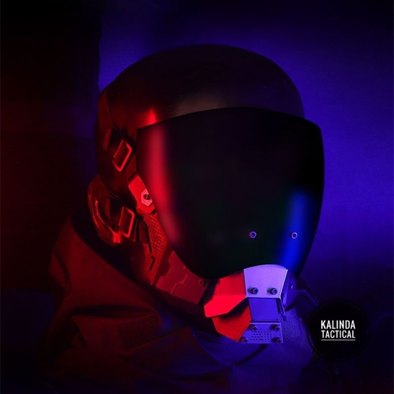 Jual Tactical Mask Cyberpunk commander masker cosplay pelindung anti ...