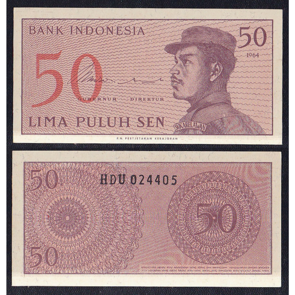 Jual Uang kuno 50 Sen tahun 1964 seri Sukarelawan Dwikora | Shopee ...