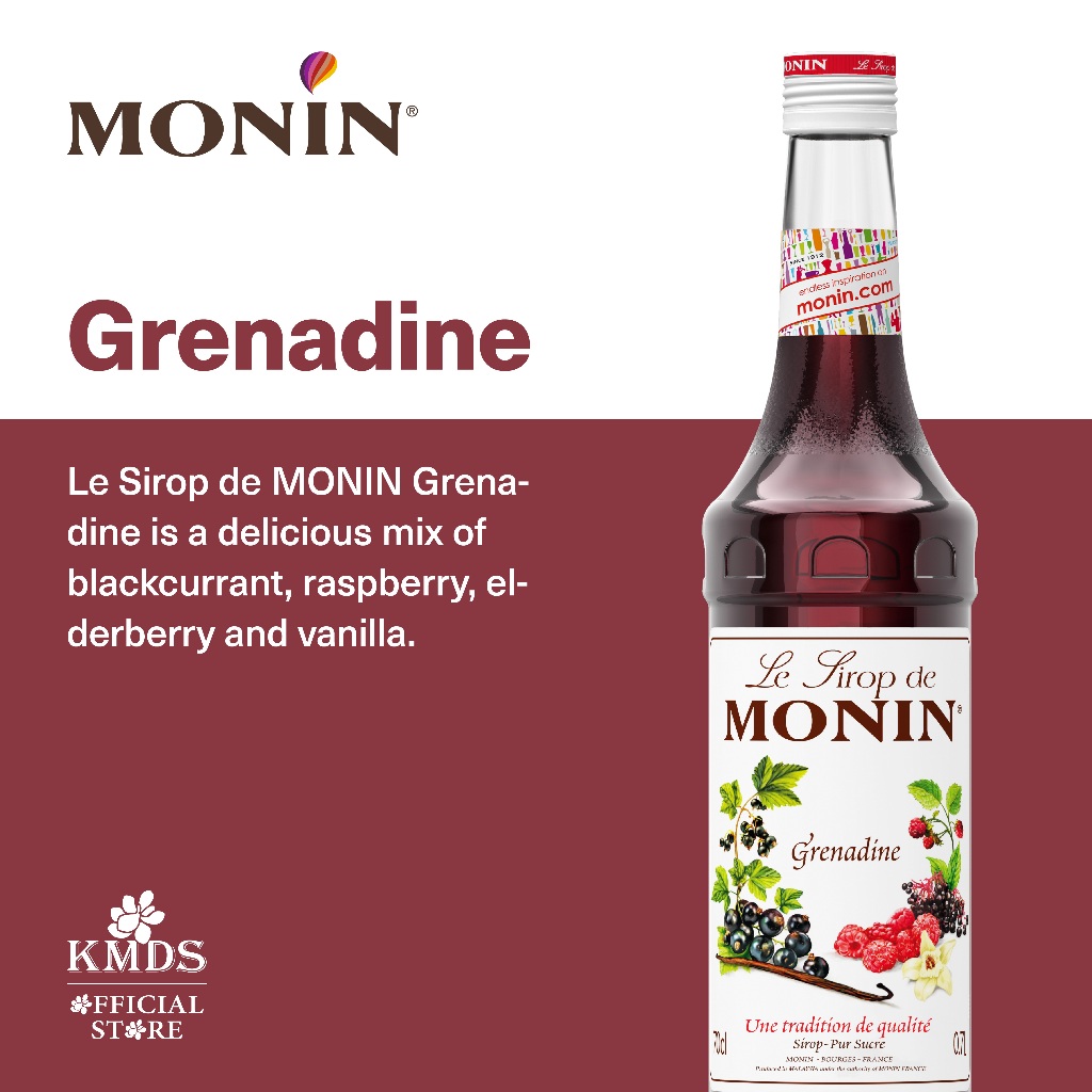 Jual MONIN Grenadine Syrup 70 CL 700 ML | Shopee Indonesia
