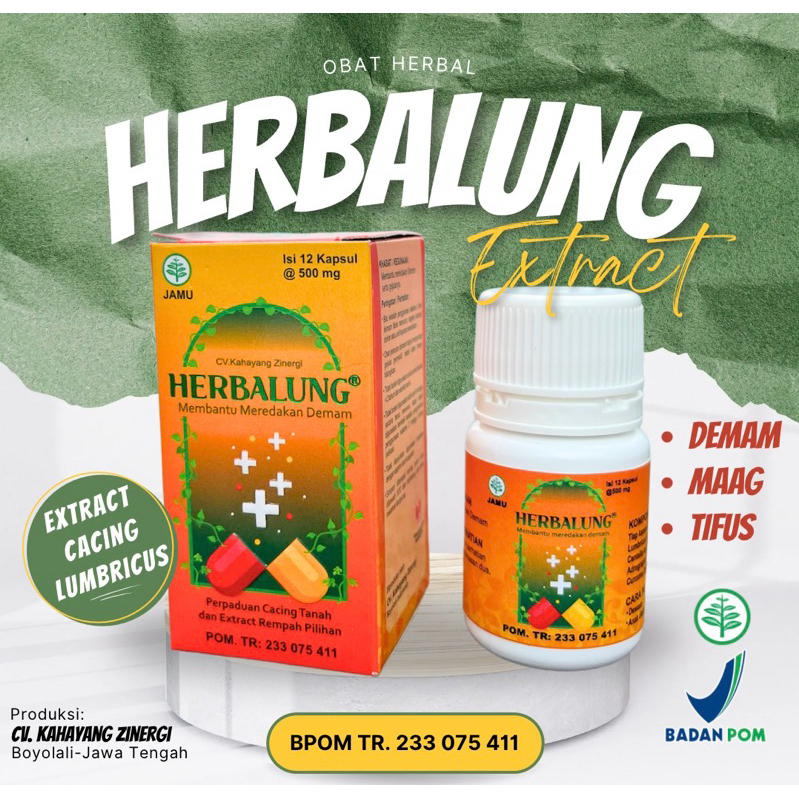Jual Kapsul Cacing| Obat Demam| Panas| Mual| Perih| Tifus| Maag| isi 12 ...