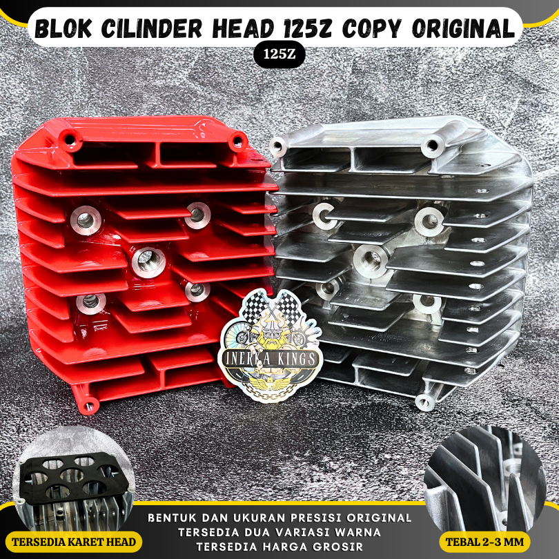 Jual Blok Silinder Cylinder Head Yamaha 125Z Rx King COPY SUPER ...