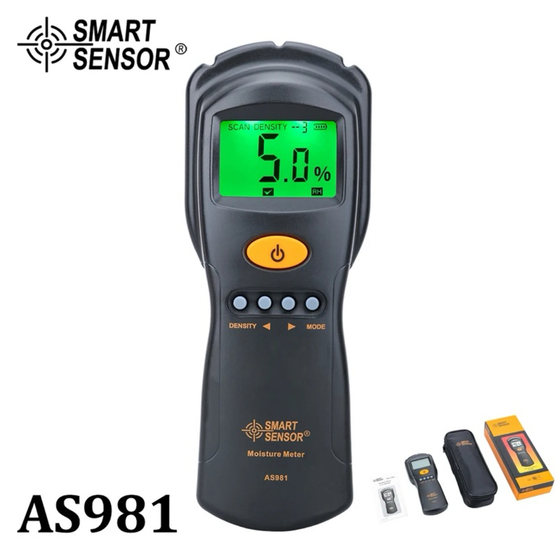 Jual Moisture Meter Smart Sensor AS981 Wood Kayu MC Tester Timber AS ...