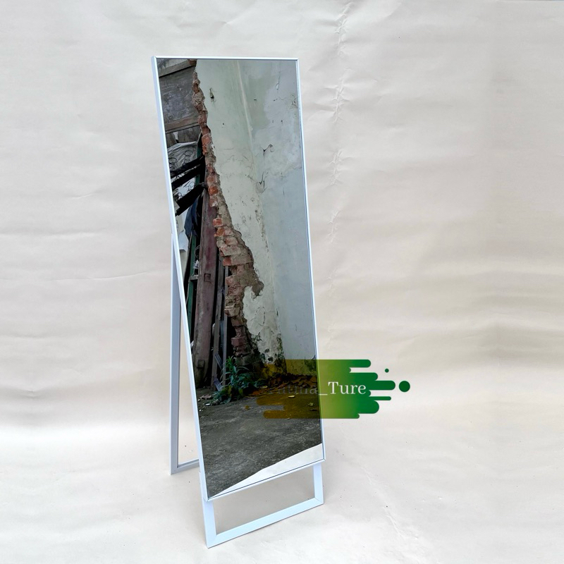 Jual [BANDUNG] 140x41 STANDING MIRROR FRAMELESS KACA CERMIN BERDIRI ...