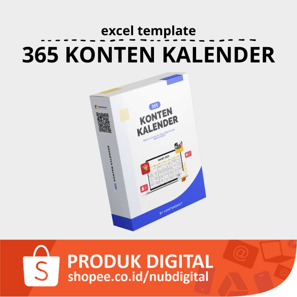 Jual 365 KONTEN KALENDER KIT KALENDER KONTEN KREATOR JADWAL KONTEN ...