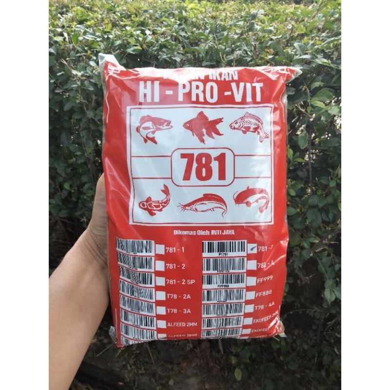 Jual Pakan lele 781 pelet ikan nila lele bawal HiProVit | Shopee Indonesia