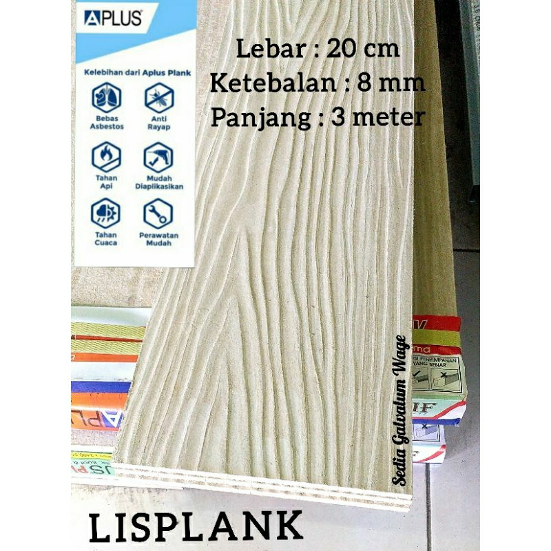Jual Lisplank Motif 20cm x 3 meter (Pengiriman mengunakan Armada Toko ...