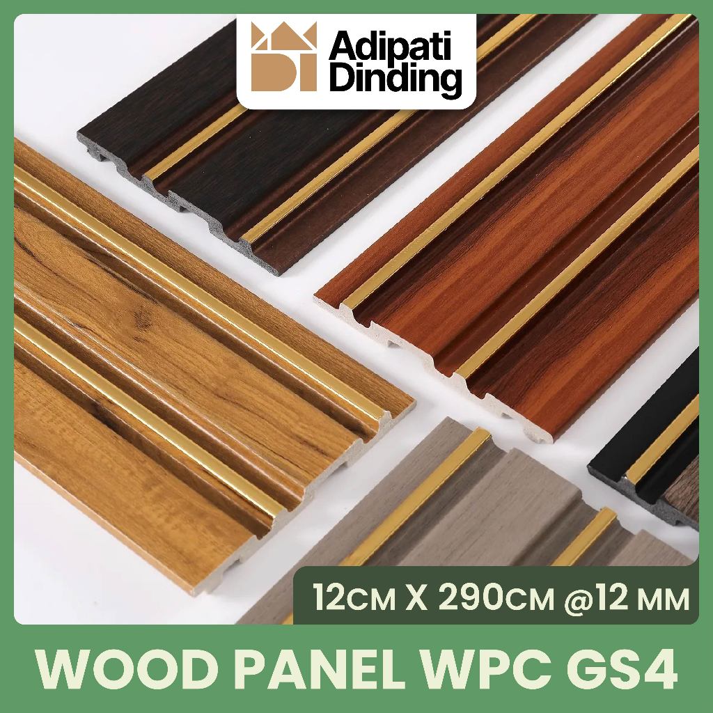 Jual Adipati Home Decoration - WOOD PANEL 3D KODE GS4 | WALL PANEL WPC TEBAL 12 MM LEBAR 12 CM ...
