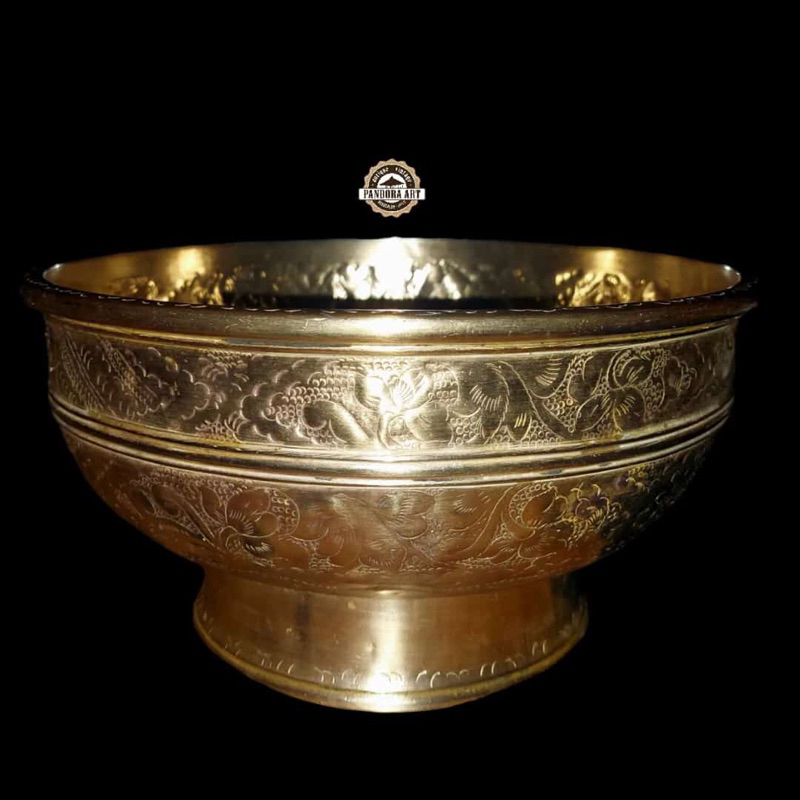 Jual Bokor kuningan ukir KUNO BIBIR TEBAL ( B455 ) | Shopee Indonesia