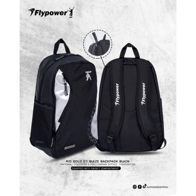 Jual TAS flypower Rio Gold C1 BLAZE BACKPACK/back pack flypower Rio ...