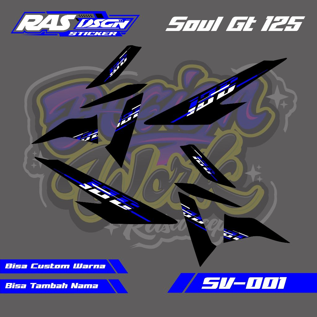 Jual Striping Soul Gt125 Vietnam Style - Striping Custom Soul Gt125 ...