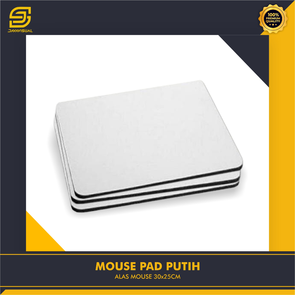 Jual [JaVis] Mouspad Putih Polos Alas Mouse Pad Murah LAPTOP Gaming PC ...