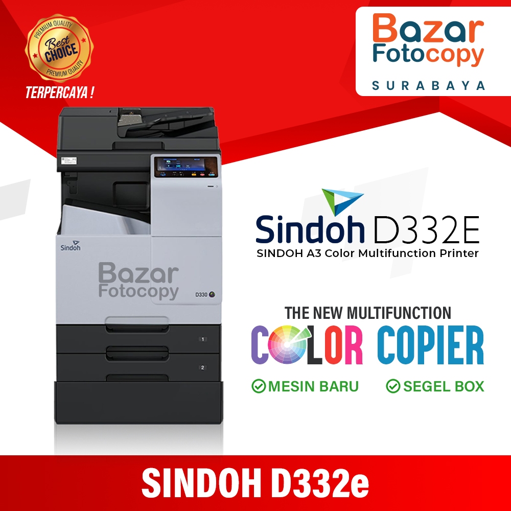Jual Mesin Fotocopy Warna New Colour Machine Sindoh D 332 | Shopee ...