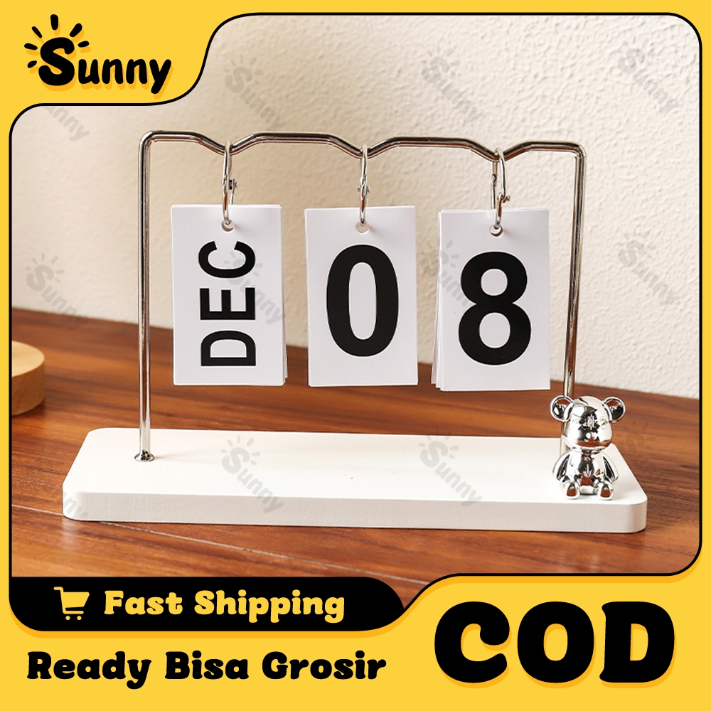 Jual Dekorasi Kalender Desktop / Kalender Duduk Beruang Kreatif ...